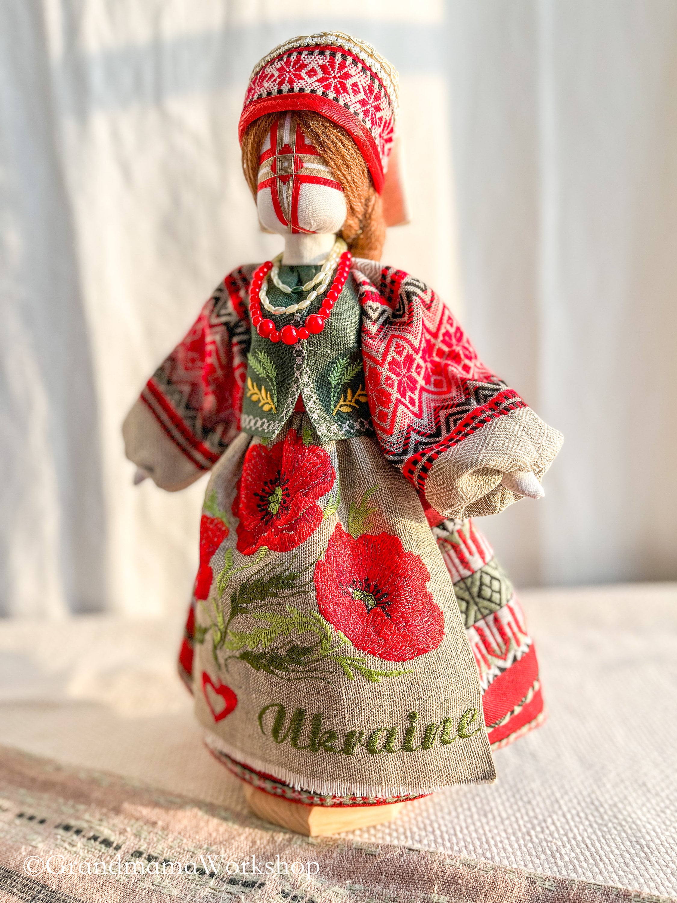 Motanka Doll Ukraine Gift, Ukrainian Doll Motanka Ukrainian Folk Art ...