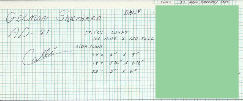 German Shepherd Dog Pattern - Etsy