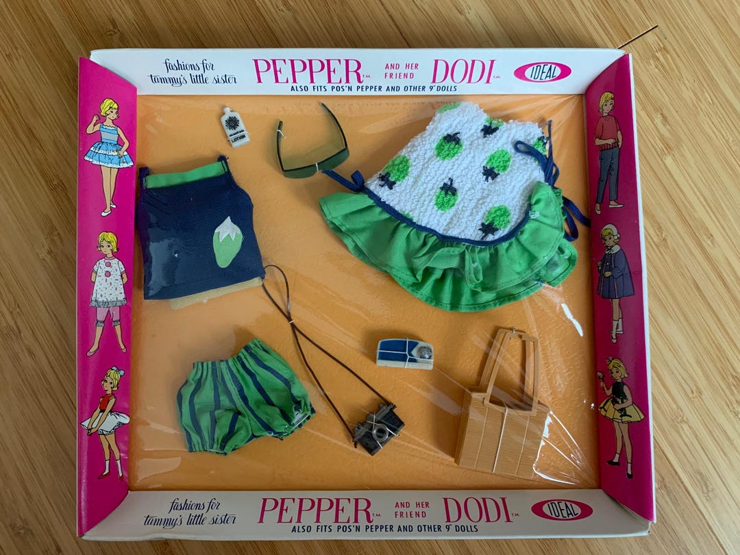 RARE Vintage 1960's Pepper and Her Friends Dodi Doll Outfit- Sun and ...