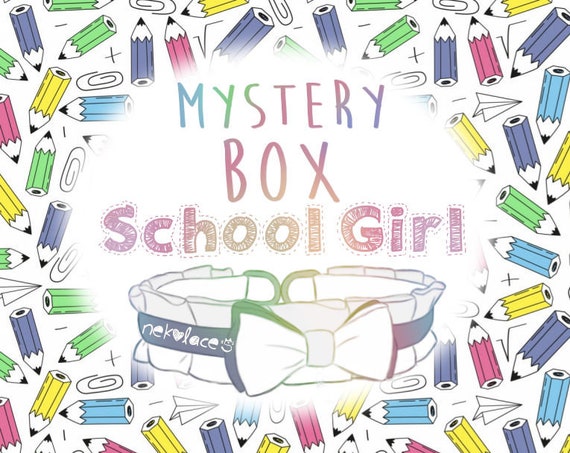 Mystery box School girl theme kawaii gift stationary | Etsy