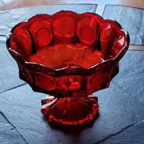 Vintage Red Glass - Etsy
