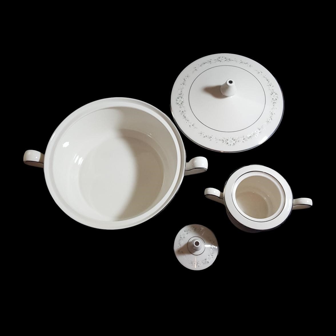 Vintage Dinnerware Set Vintage Ivory Dinnerware Set With - Etsy