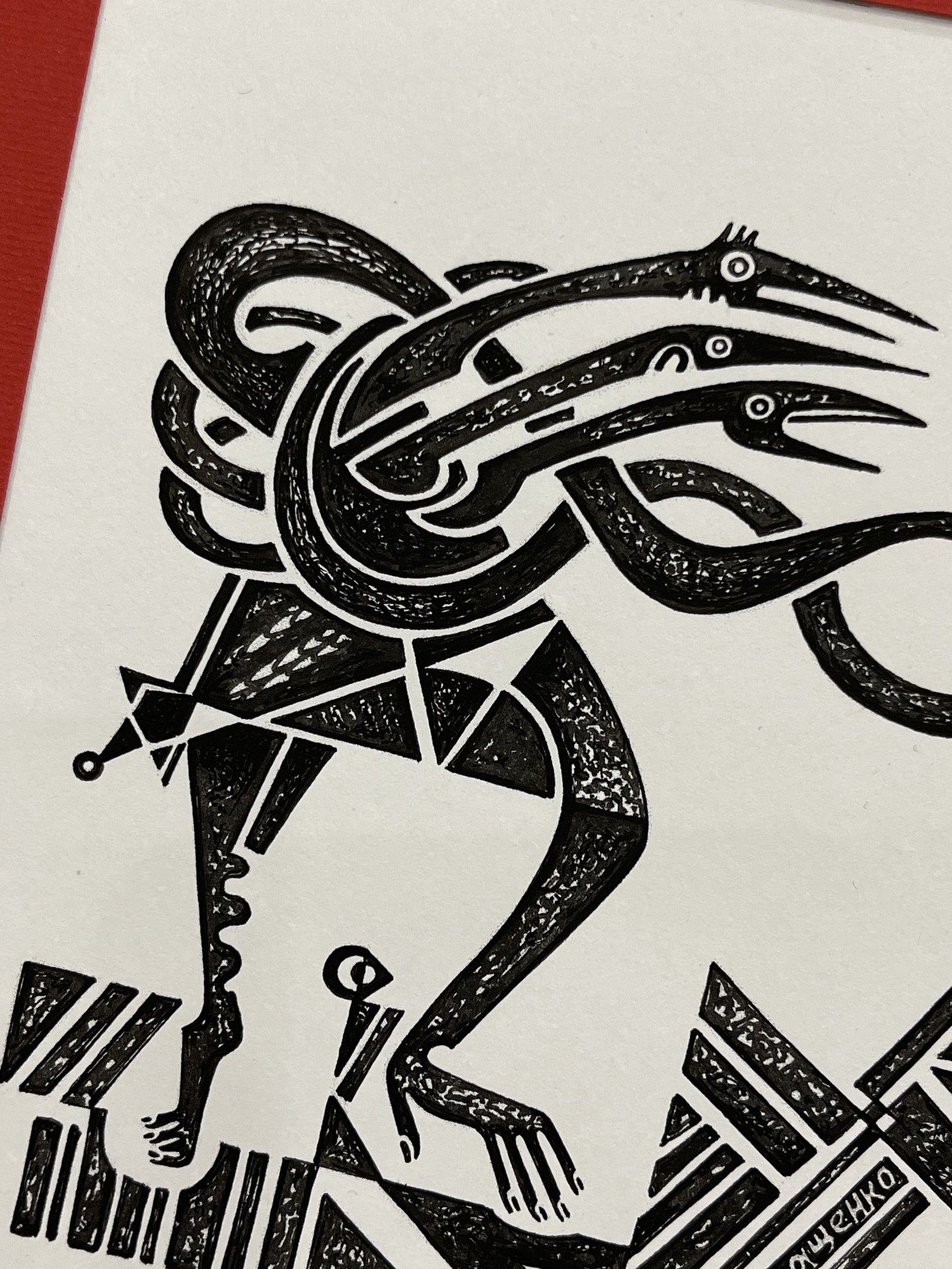 Fantastic Goose Original Art, Hand-drawn Ink Art, Goose Drawing ...