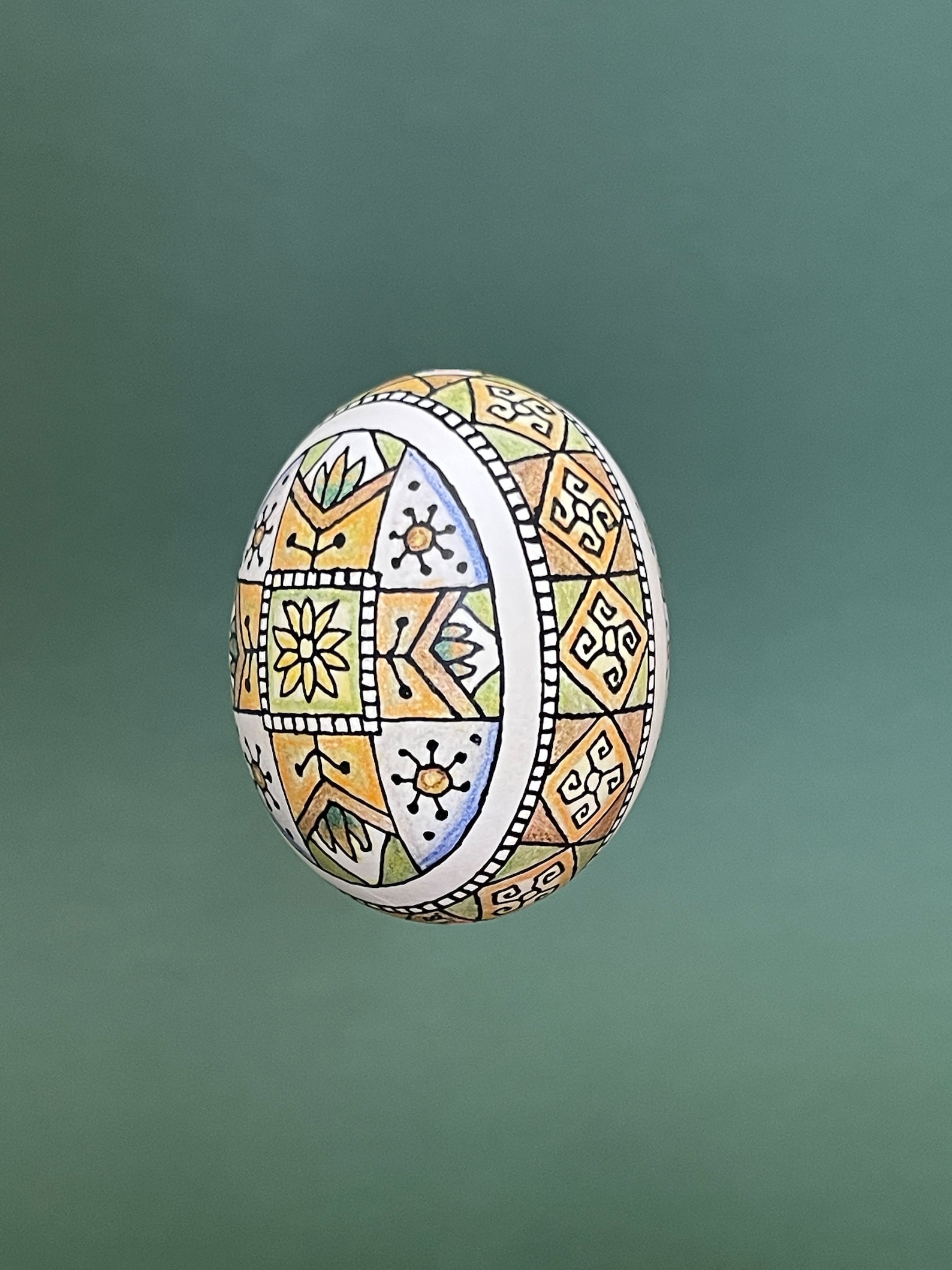 Traditional Ukrainian Easter Egg, Original Hand Painted Pysanka ...