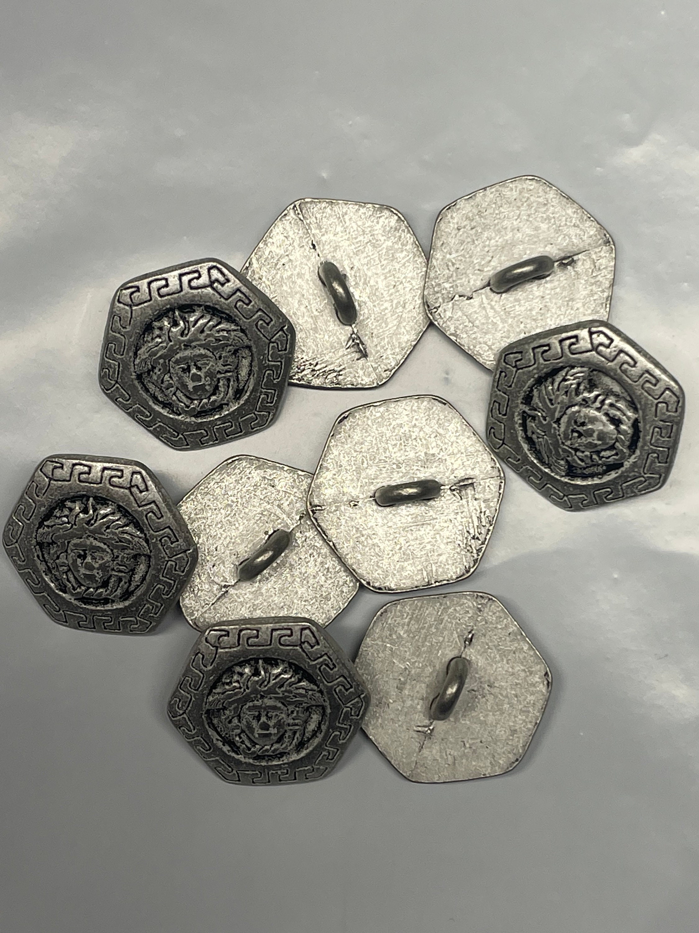 Medusa Head Hexagon Button (5) - Etsy