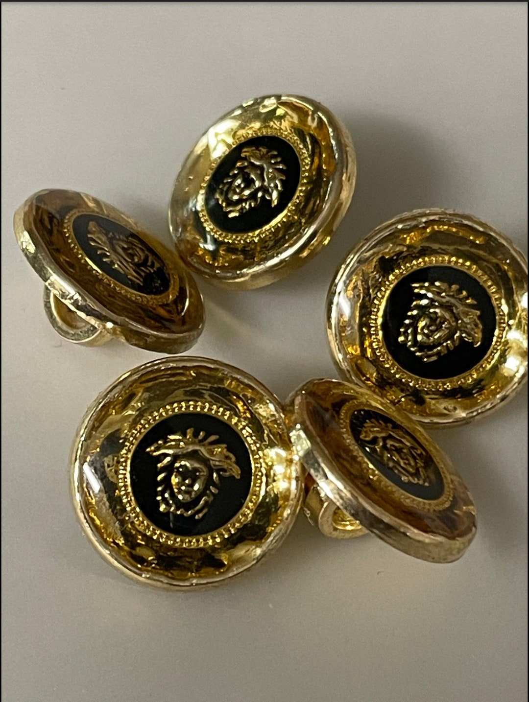 Gold Buttons (10) Pieces Updated - Etsy
