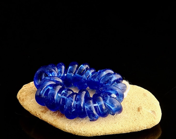 Set of 20 Annular Dutch Cobalt Trade Beads: V 198 - Etsy