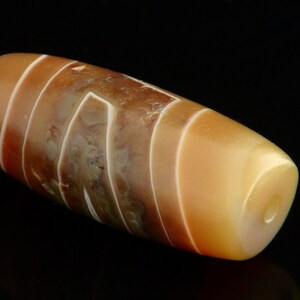 Old Rare Chinese Banded Agate Bead From Ming Dynasty (1368-1644): C 25 ...