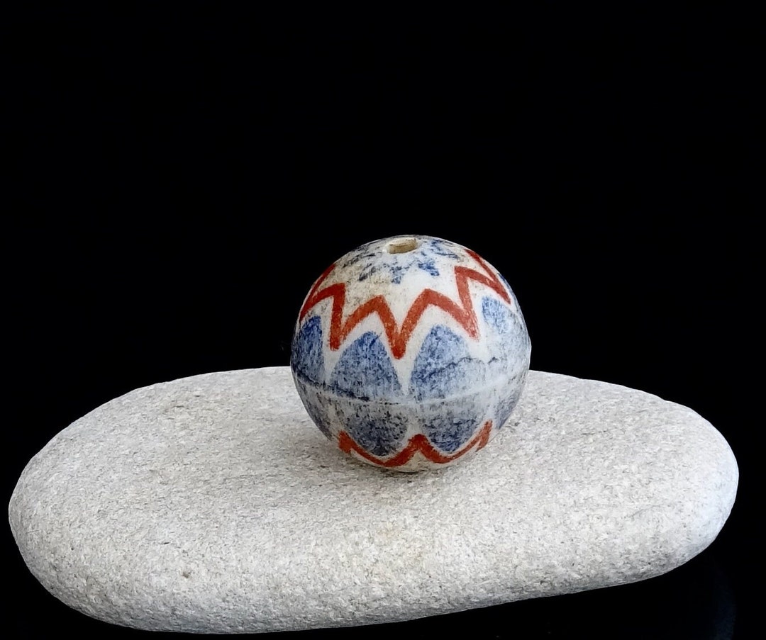 Extremely Rare Old "fake" Chevron Bead: V 375 - Etsy