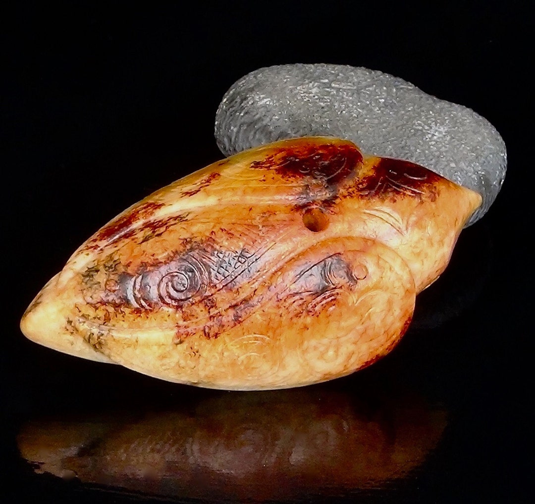 Very Rare Chinese Bird Totem in Jade From the Zhou Period (1446-770 BC ...