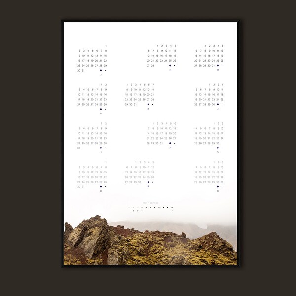 2017 Wall Calendar - Etsy