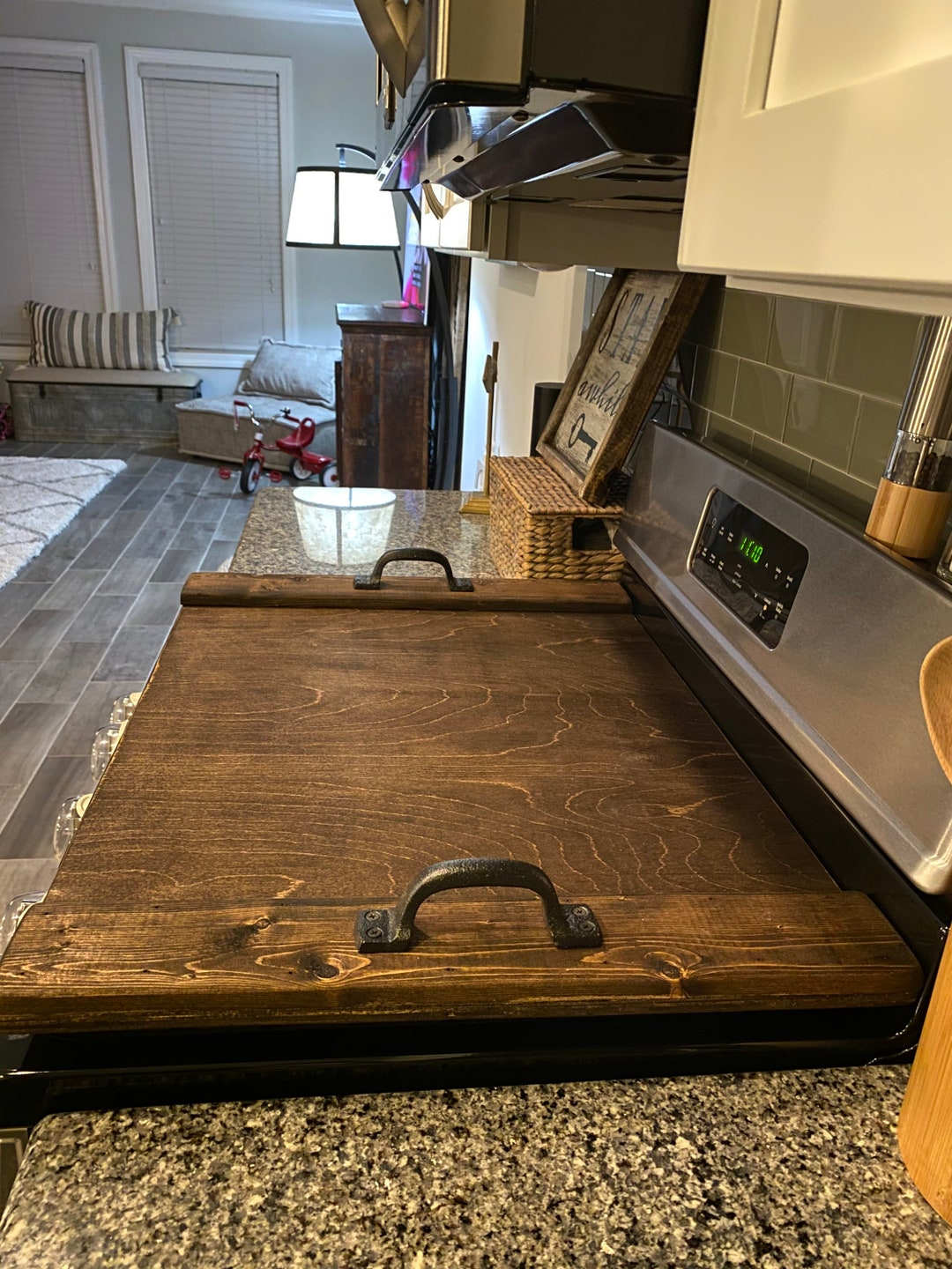 Walnut Noodle Stove Top Cover Tray Boards 22”x 30” Standard Size - Etsy