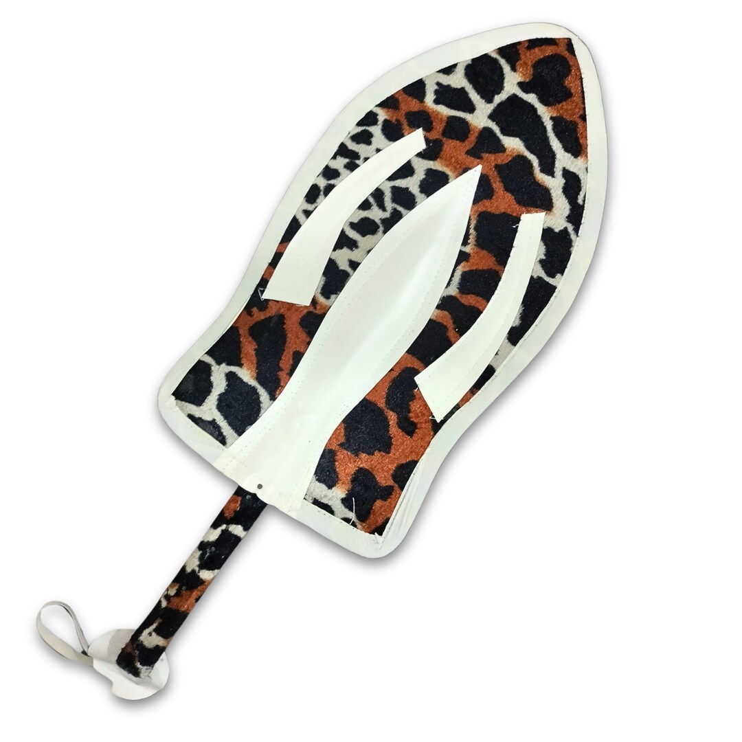 Traditional Igbo Hand Fan, Handmade Animal Skin Designedagu Grooms ...