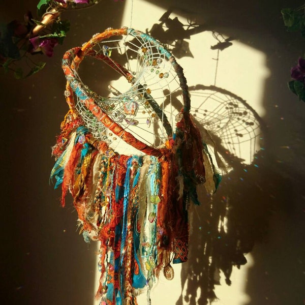 Crystal Dreamcatcher - Etsy