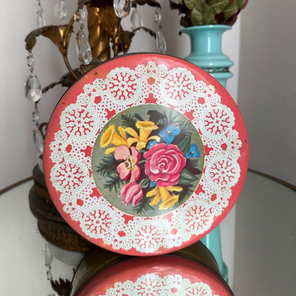Floral Tin - Etsy