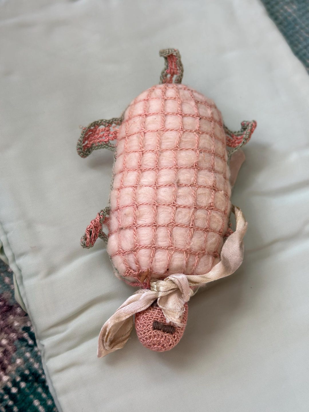Antique Crochet Turtle Pin Cushion - Etsy