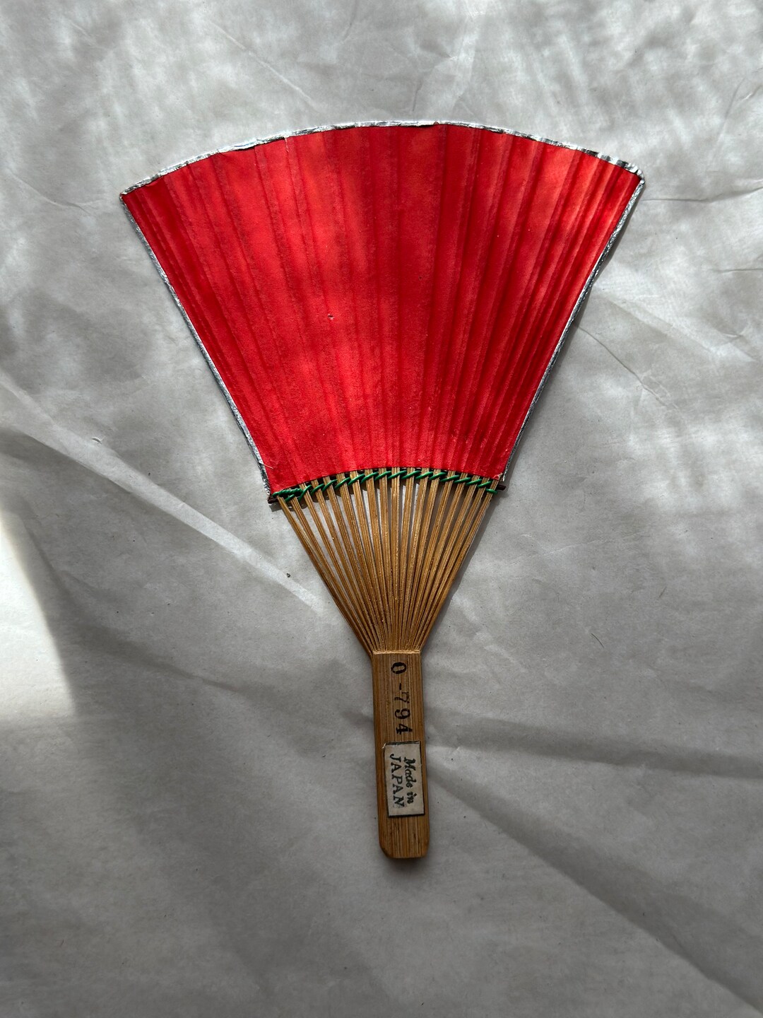 VINTAGE Mini Paper Fan RED Japan, Vintage Party Favor - Etsy