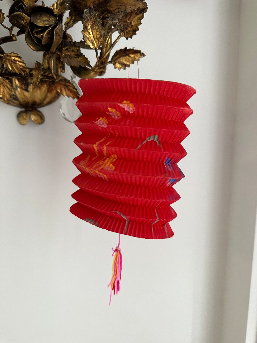 MINI Vintage Paper Lantern - Vintage 1960s Party Lantern - Etsy