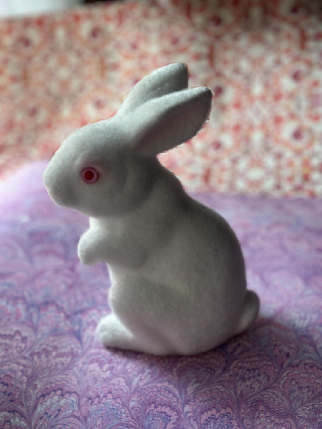 VINTAGE Fuzzy Easter Bunny Rabbit Piggy Bank - JAPAN - Etsy