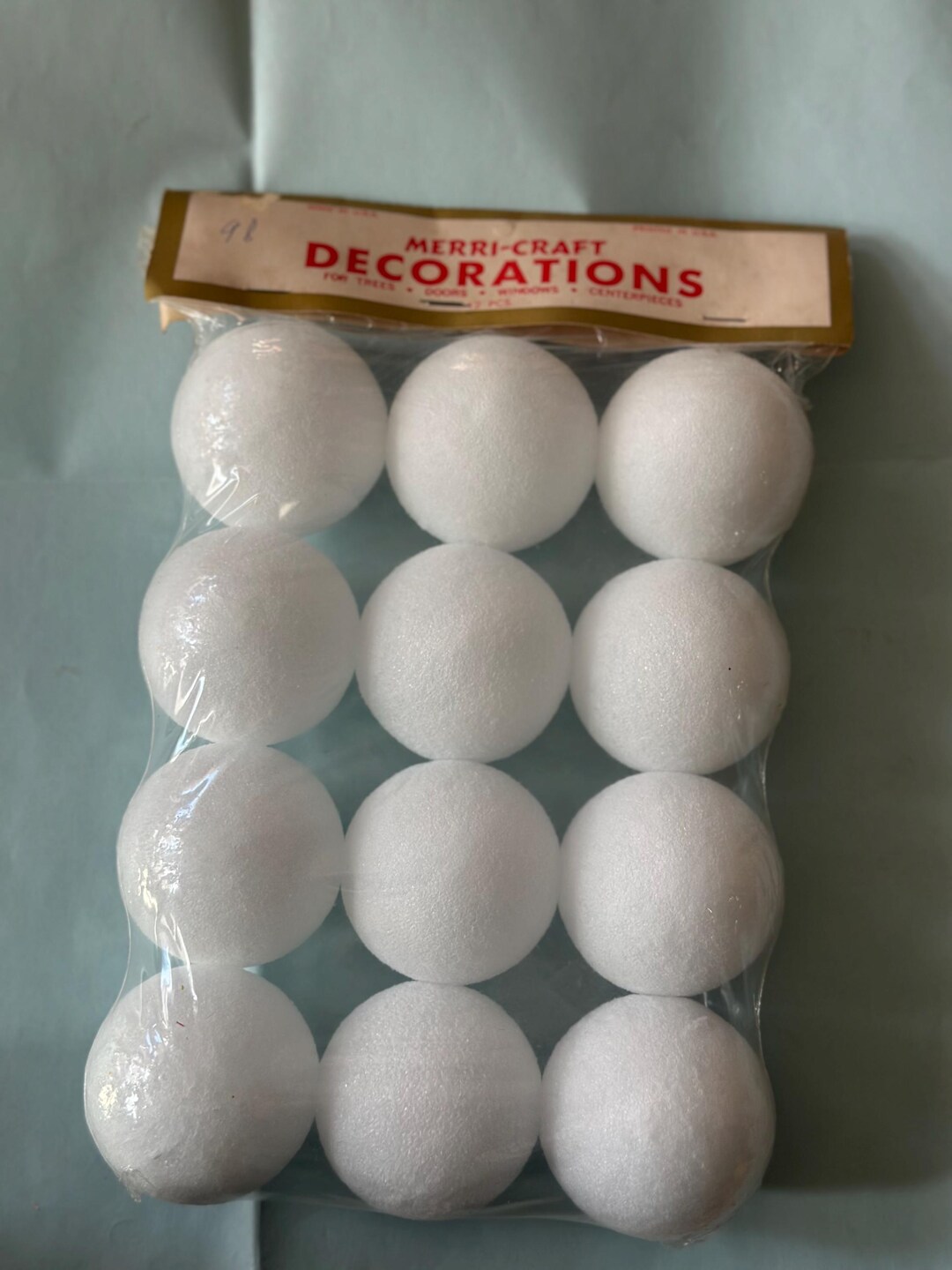 VINTAGE Styrofoam Balls for Vintage Craft - Merri-craft - Etsy