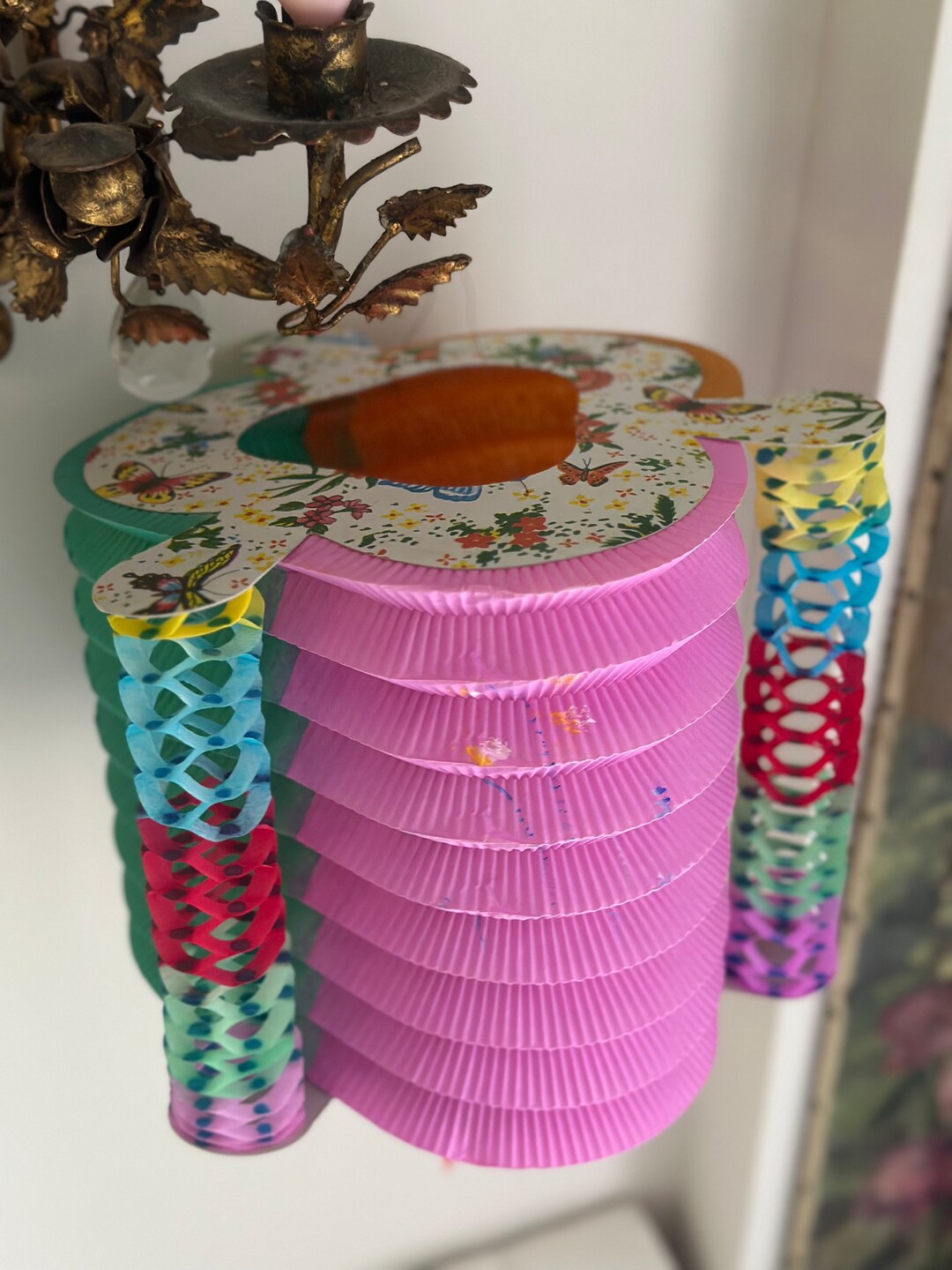 ONE (1) Vintage Paper Lantern - Vintage 1960s Party Lantern, Vintage ...
