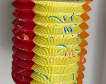 ONE 1 Vintage Paper Lantern Vintage 1970s TAIWAN Party Lantern, Vintage ...