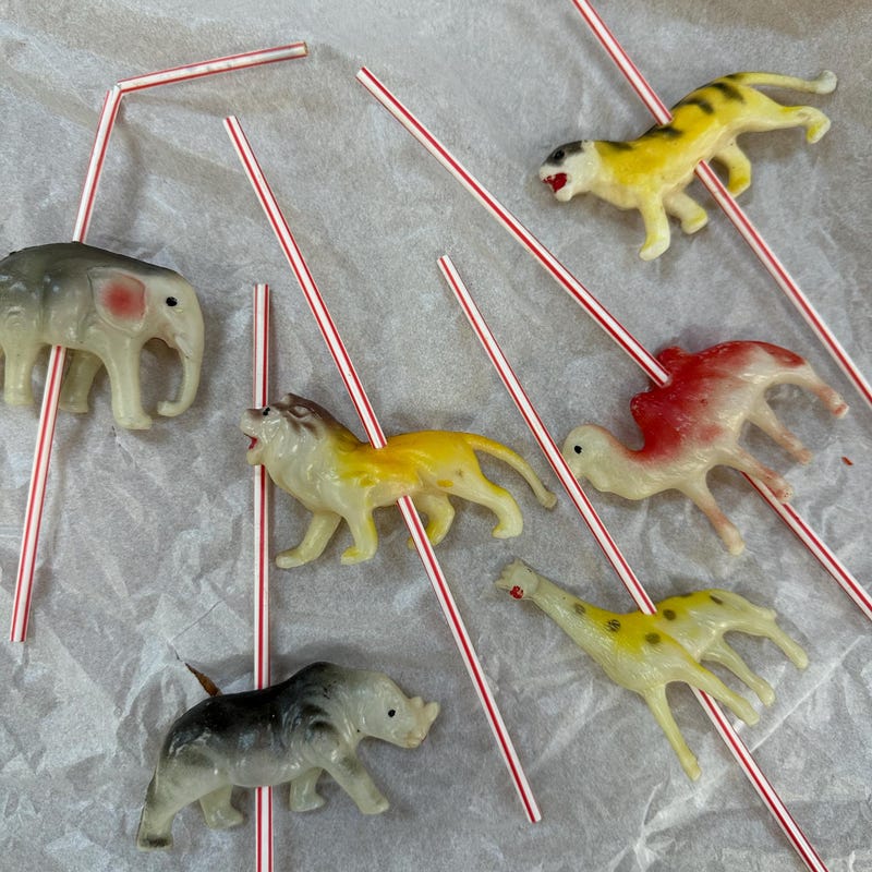 Vintage Celluloid Animals - Etsy