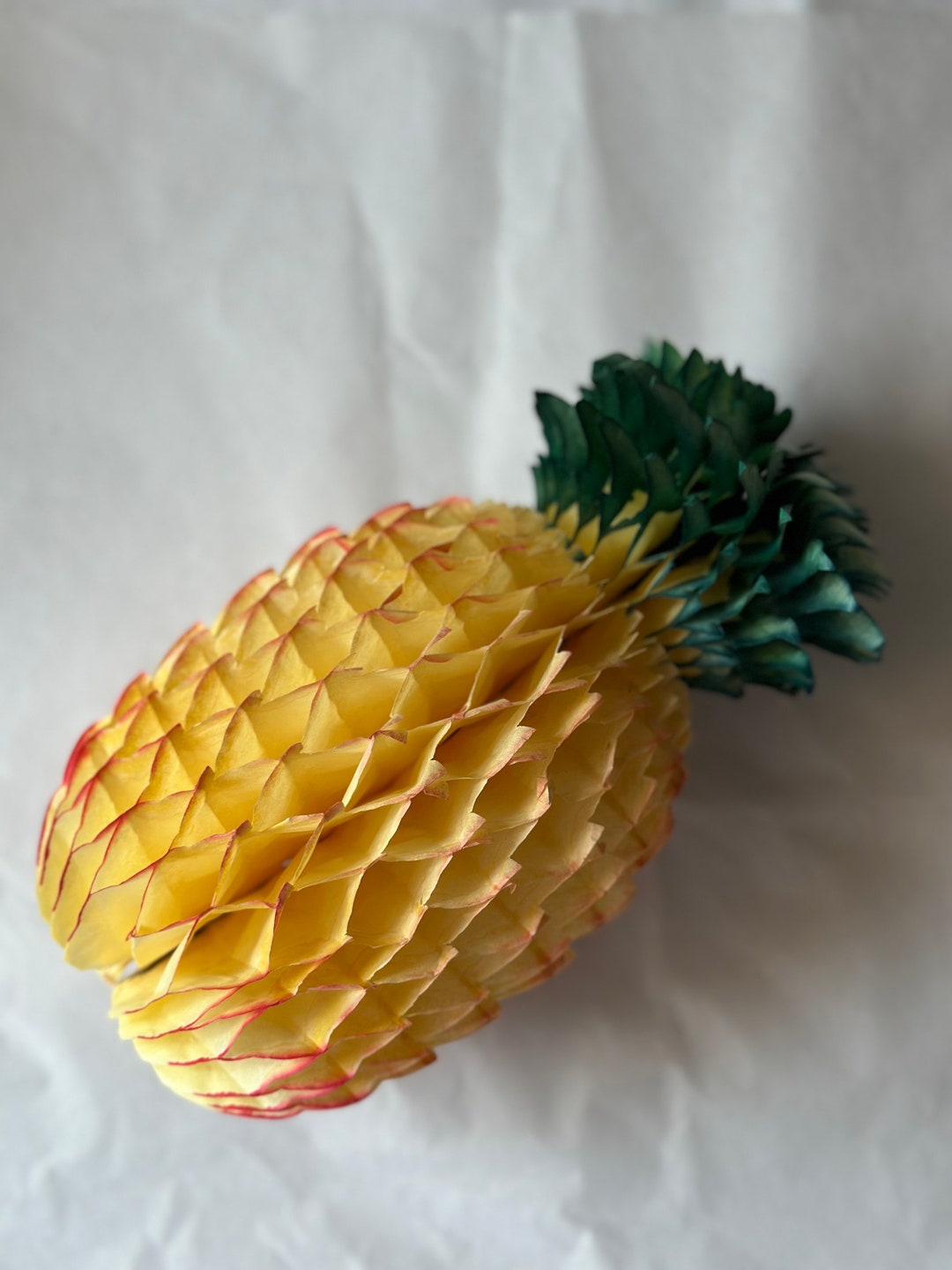 Vintage HONEYCOMB Fruit Pineapple - Tissue Paper, Multicolored, Food ...