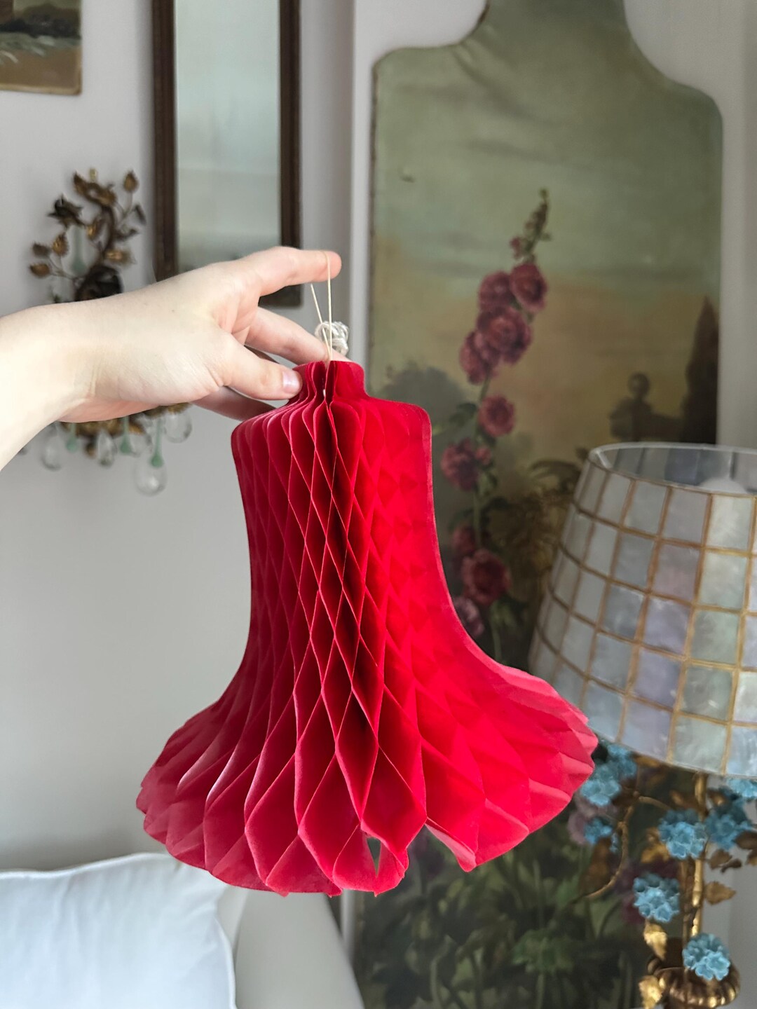 Vintage Honeycomb Bell - RED, Vintage Party, Vintage Paper Ephemera - Etsy