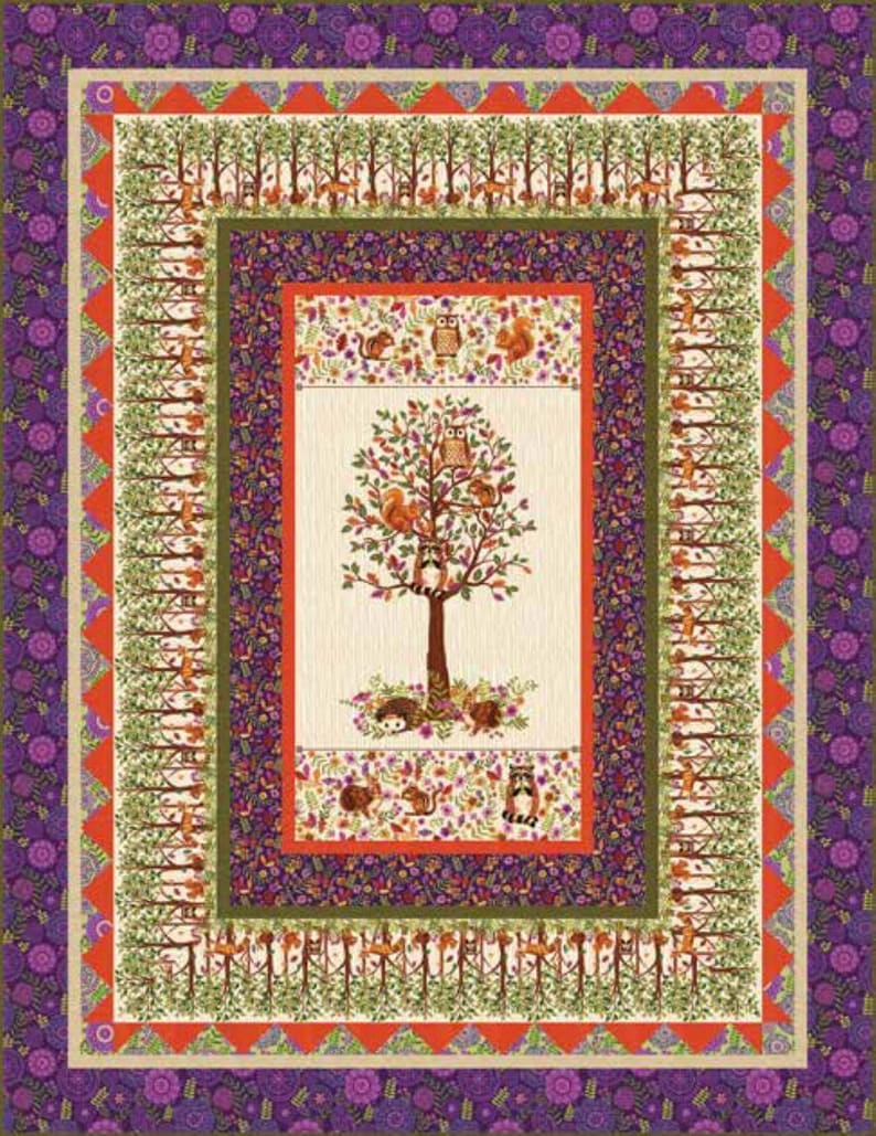 Enchanted Forest Quilt Kit 1 Designed by Heidi Pridemore Featuring ...