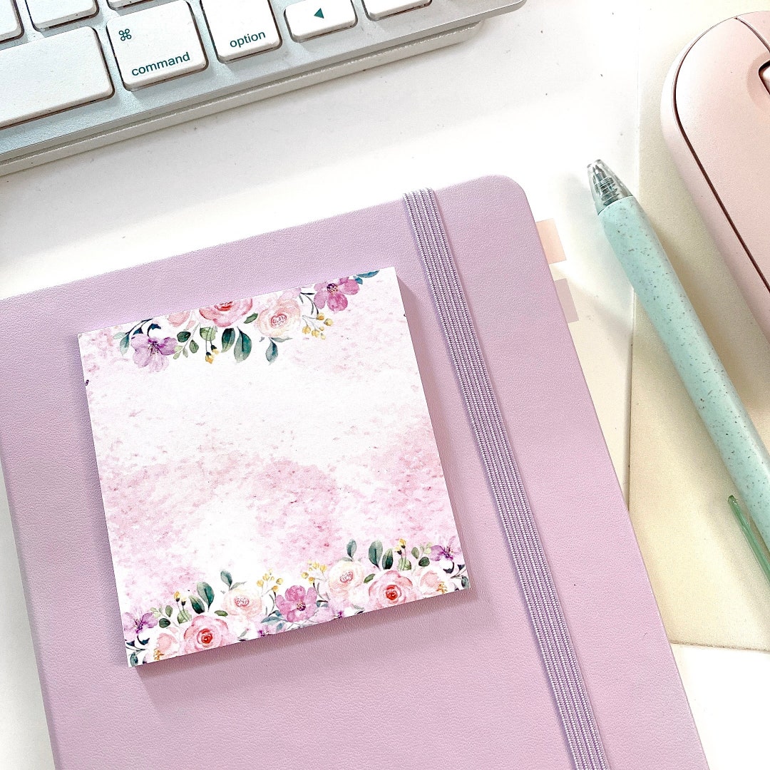 Floral Sticky Notes 4.0 - Etsy