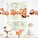 The Spooky One Banner Halloween 1st Birthday the Spooky One - Etsy