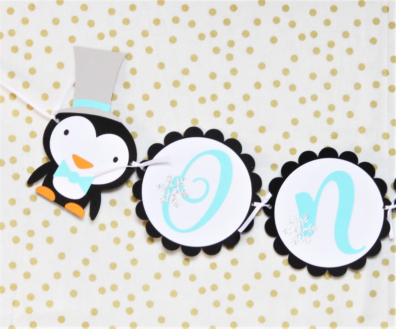Penguin Banner Arctic Penguin Banner Winter Penguin Banner | Etsy