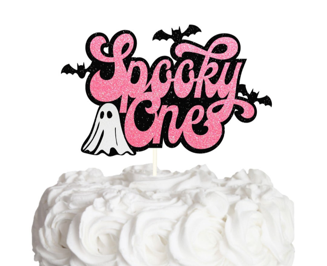 Spooky One Cake Topper, Halloween 1st Birthday, the Spooky One Birthday ...