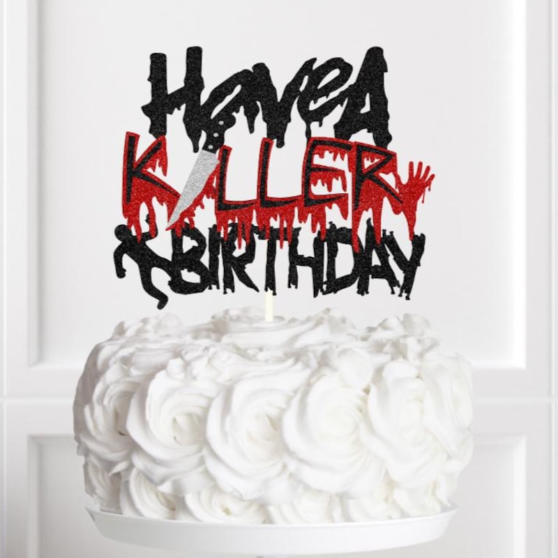 Horror Cake Topper - Etsy