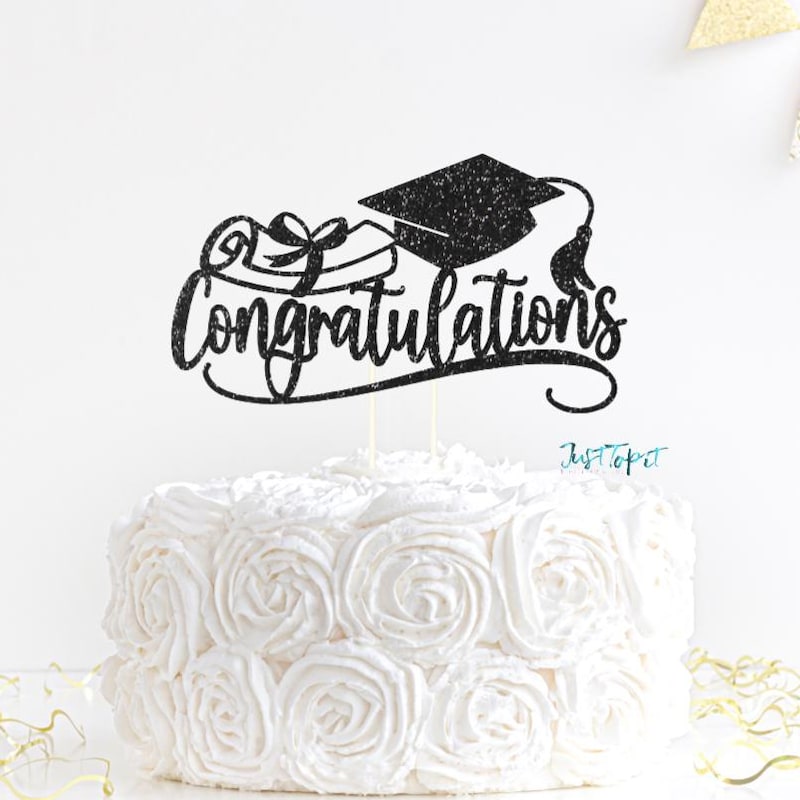 Congratulations Cake Topper Printable - Etsy