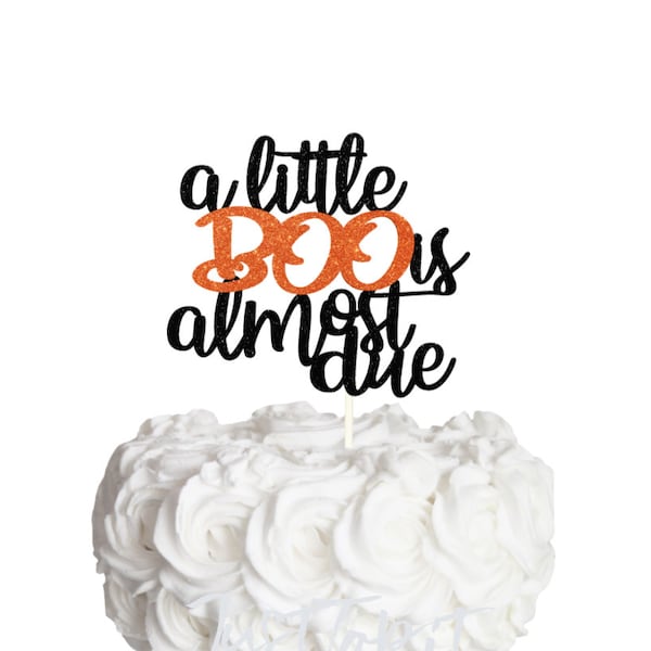 Cake Topper a Little Boo is Almost Due - Etsy