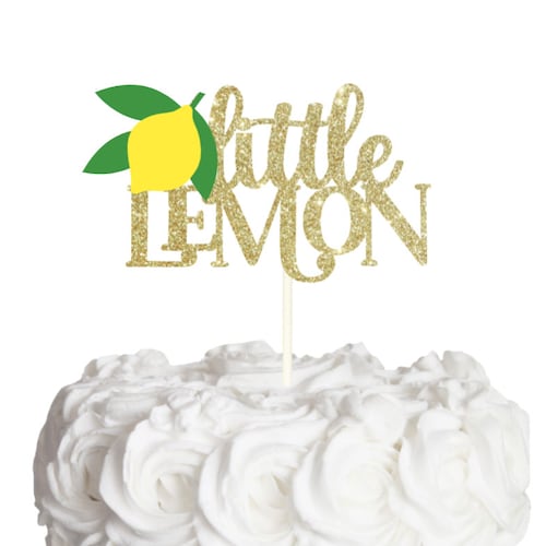 Lemon Cake Topper Lemonade Party Theme Lemon Baby Shower | Etsy