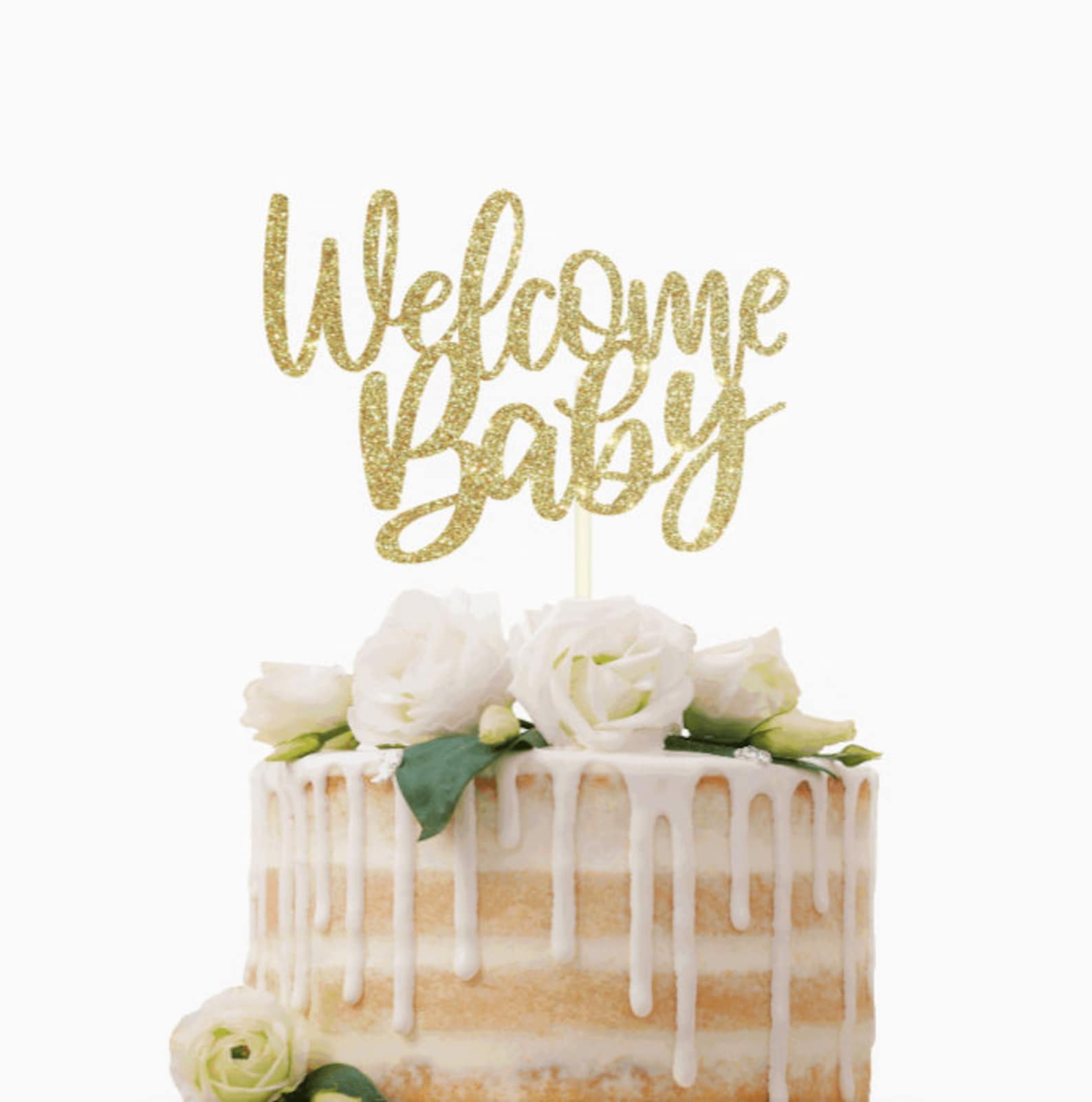 Welcome Baby Welcome Baby Cake Topper Welcome Baby Shower - Etsy