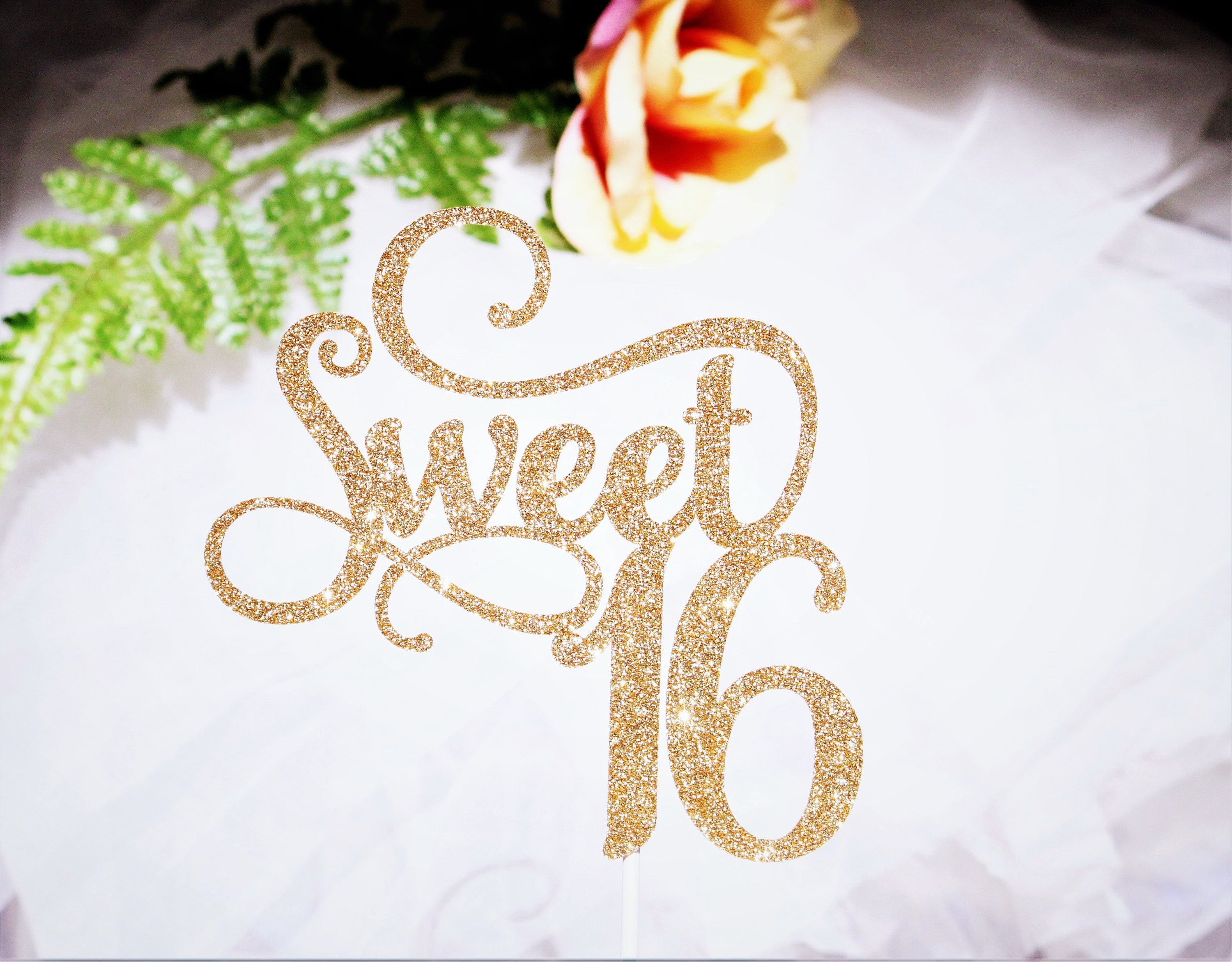 Sweet 16 Cake Topper Sweet 16 Birthday Sweet 16 Party - Etsy