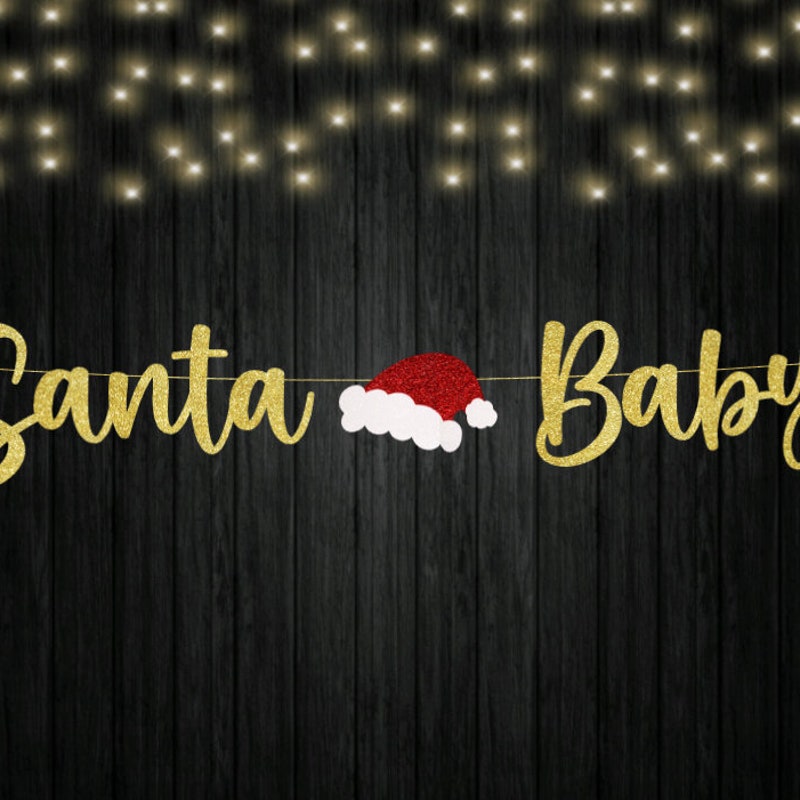 Santa Baby Themed Baby Shower - Etsy