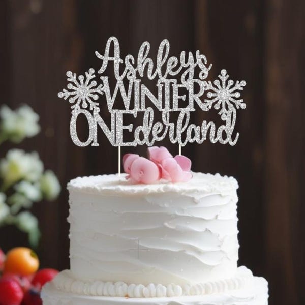 Winter Cake Topper - Etsy