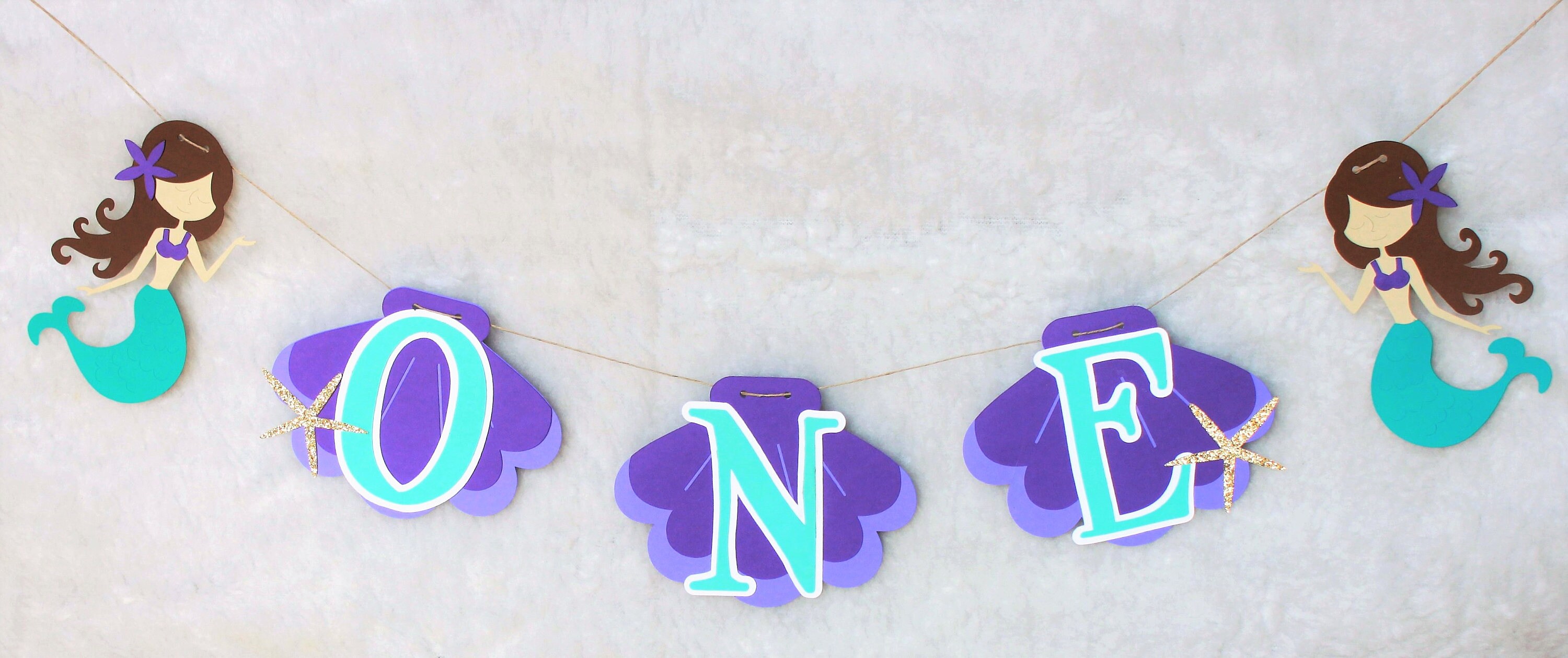 Mermaid Banner! Mermaid Name Banner! Mermaid Age Banner! ONE Mermaid ...