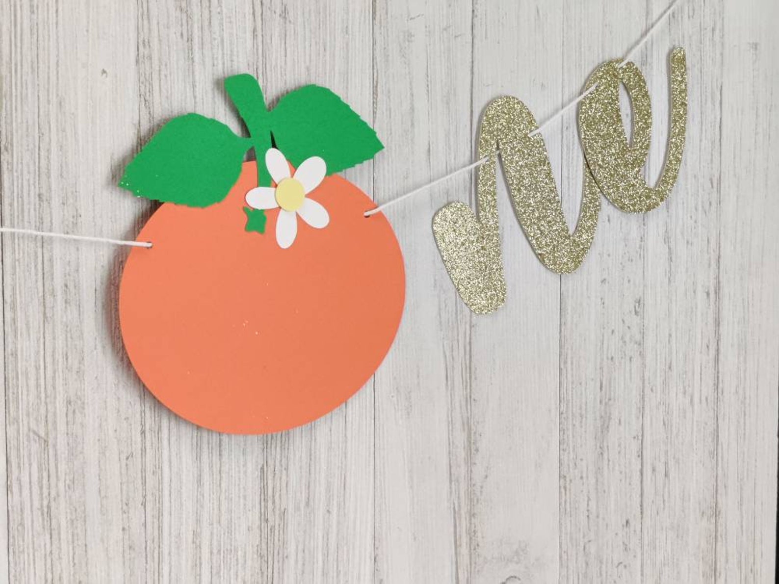 Ella is One Banner, Little Cutie Banner, Clementine Birthday, Little ...