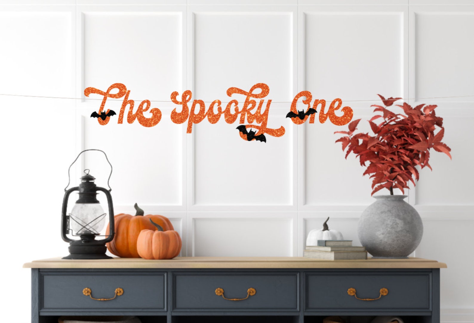 The Spooky One Banner, Halloween 1st Birthday, the Spooky One Birthday ...