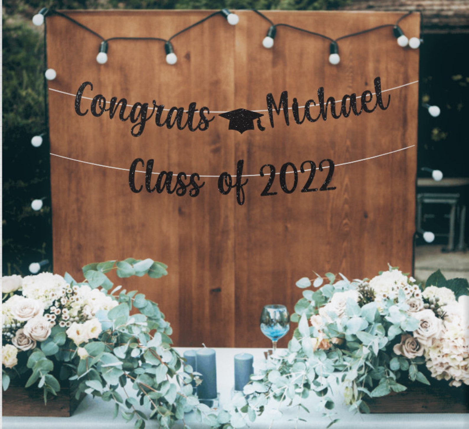 Graduation Banner Custom Congrats Graduation Banner Graduate - Etsy