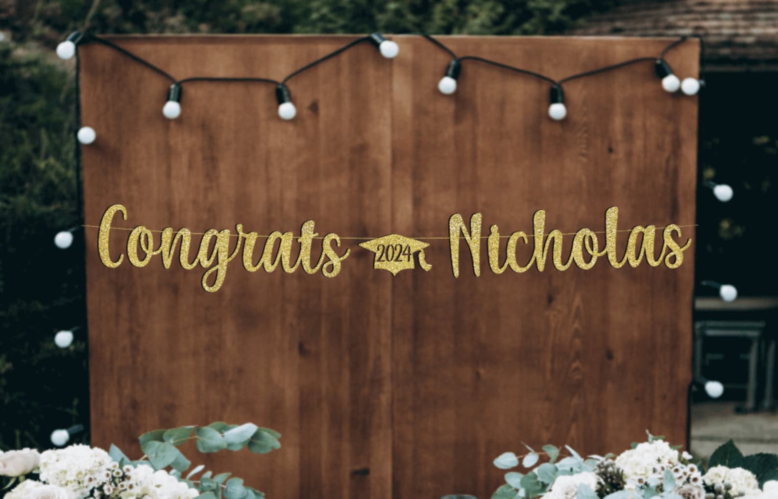 Custom Congrats Graduation Banner, Graduation Banner, Graduation ...