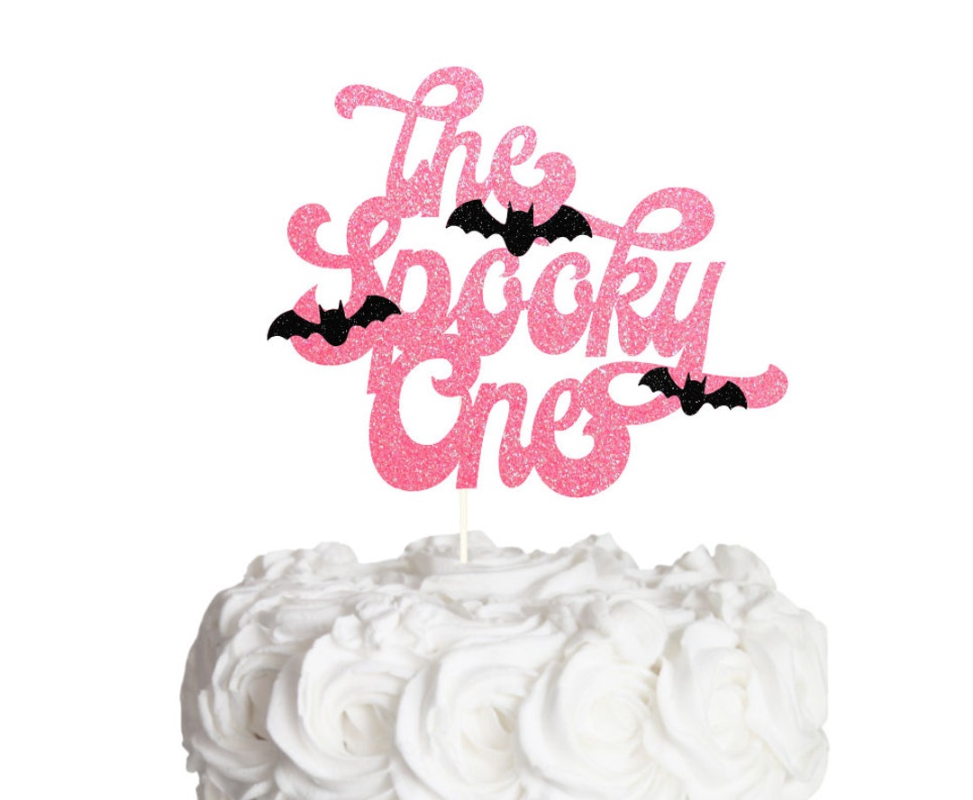 The Spooky One Cake Topper, Halloween 1st Birthday, the Spooky One ...