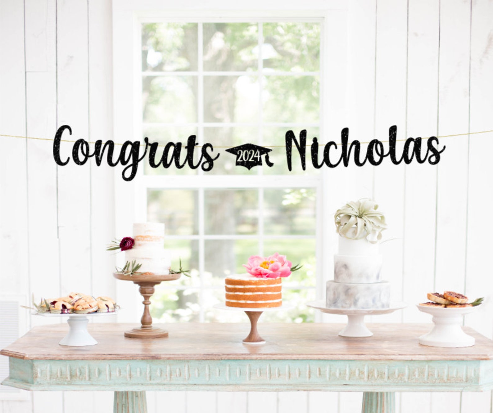 Custom Congrats Graduation Banner, Graduation Banner, Graduation ...