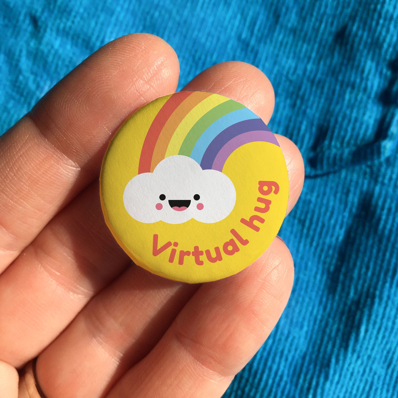 Virtual Hug Token, Pocket Hug Token, Social Distance Hug, Social ...